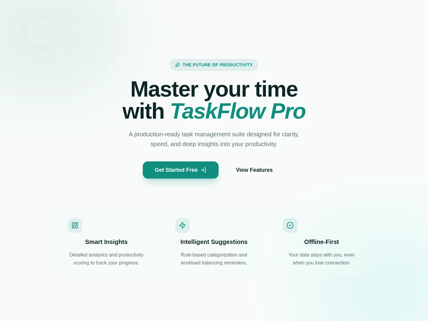 TaskFlow Pro
