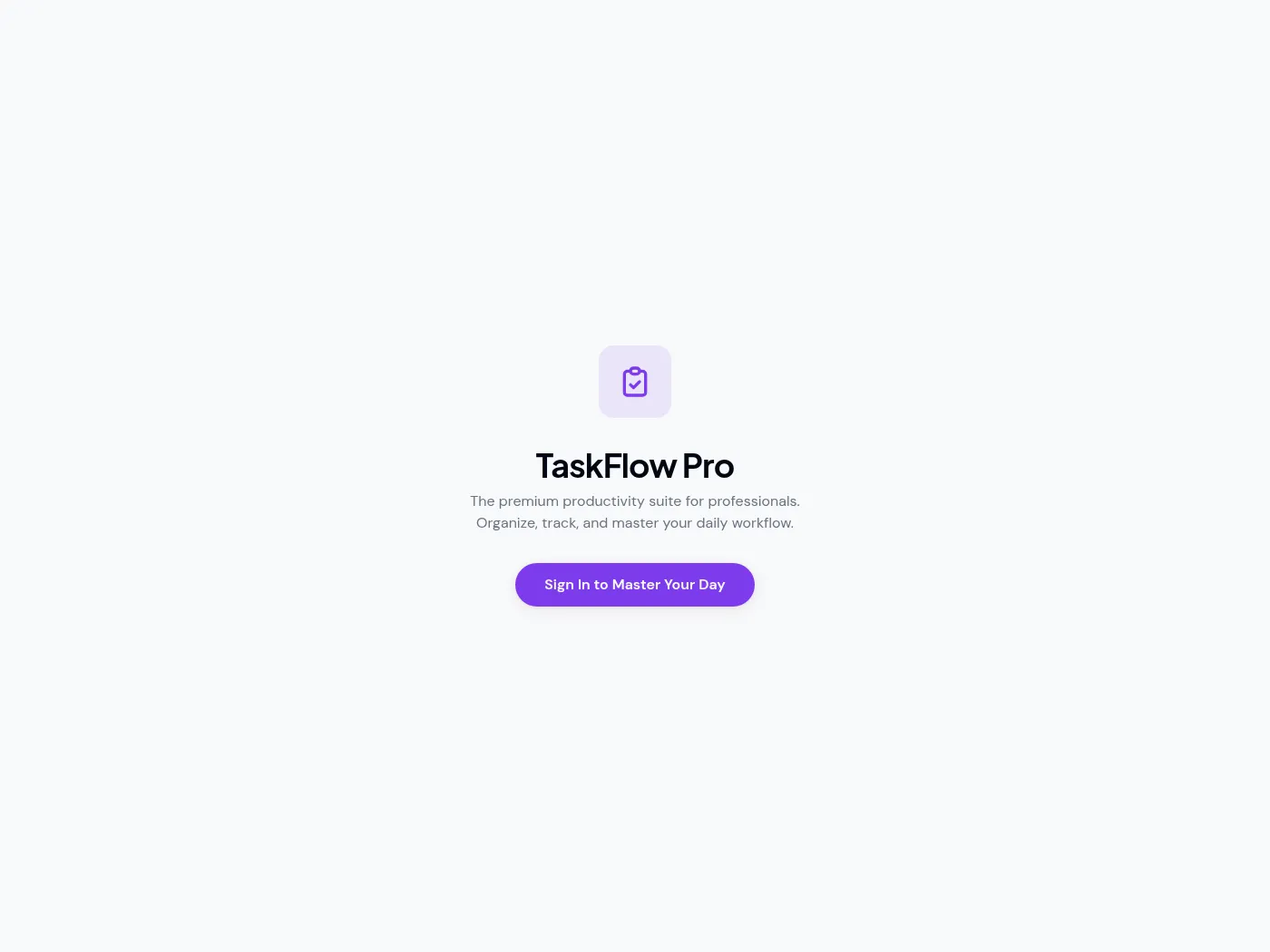 TaskFlow Pro
