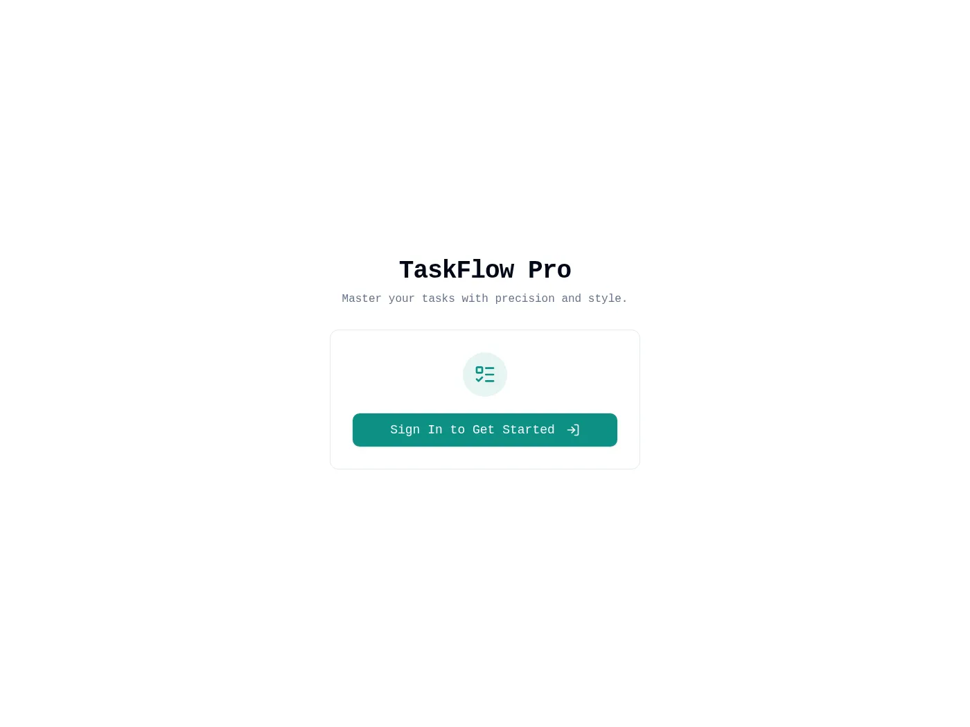 TaskFlow Pro