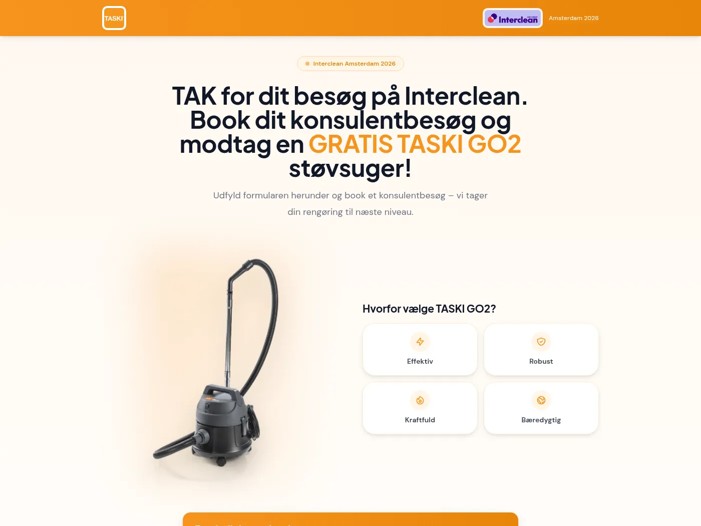 TASKI Lead Capture