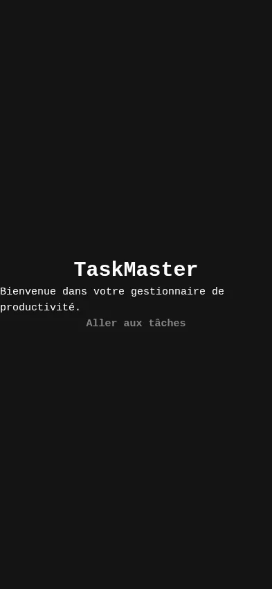 TaskMaster Mobile