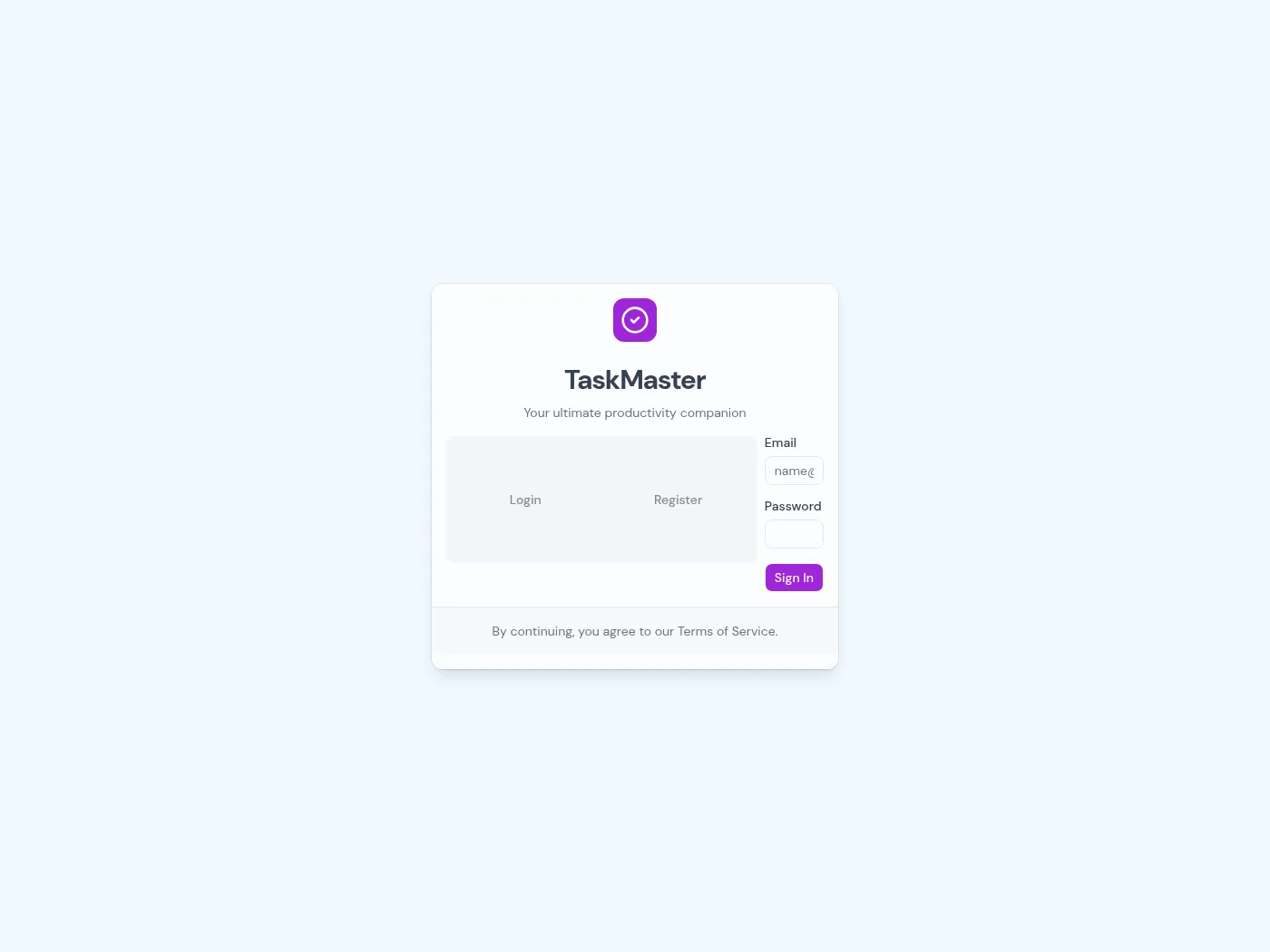 TaskMaster Web Suite