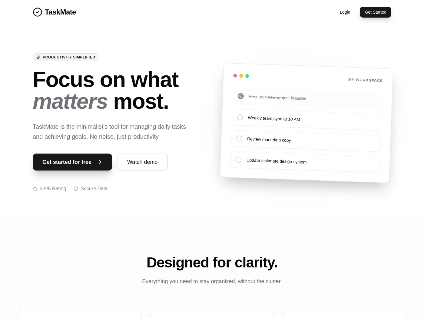 TaskMate – Daily To-Do List
