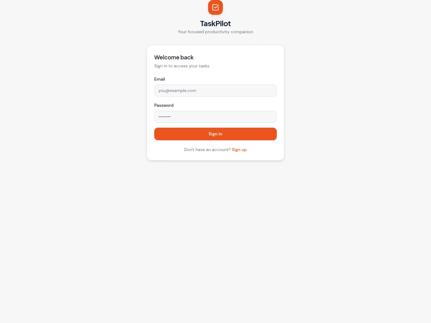 TaskPilot To-Do Manager