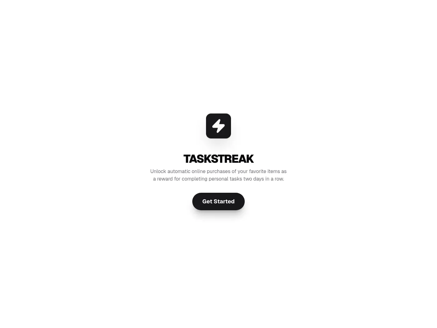 TaskStreak Rewards App