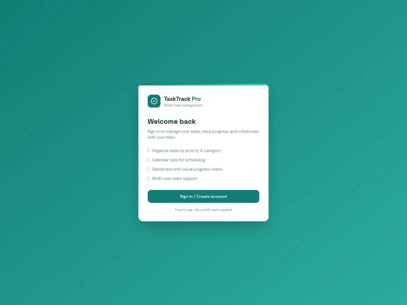TaskTrack Pro