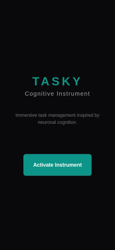 Tasky Cognitive Task App