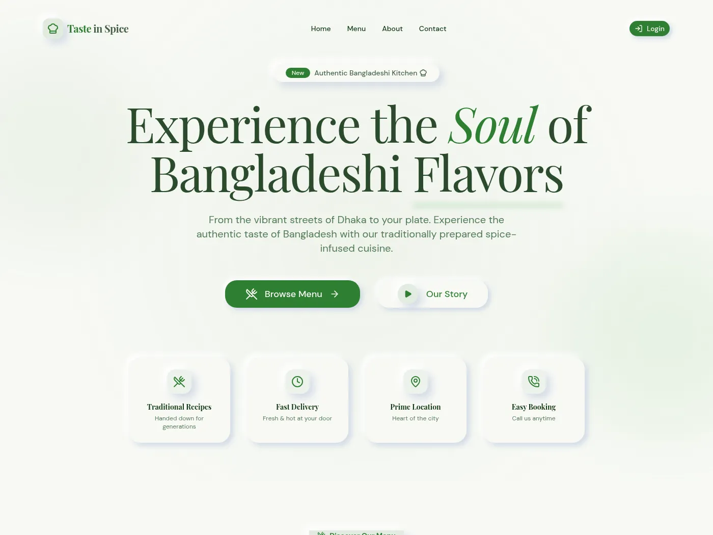 Taste in Spice Website