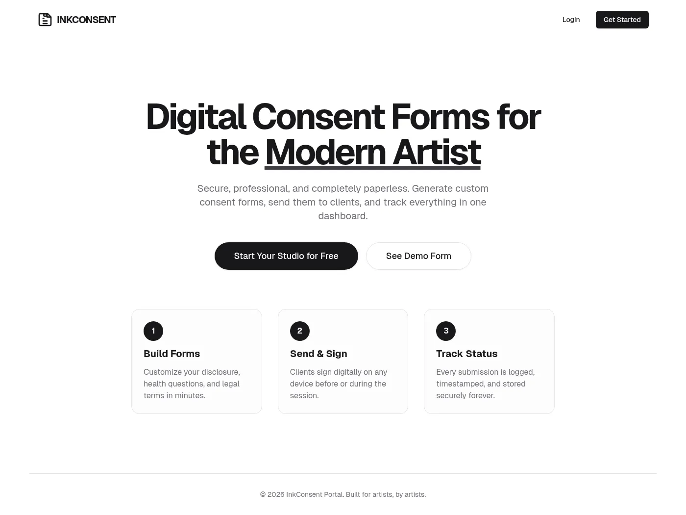 Tattoo Consent Portal