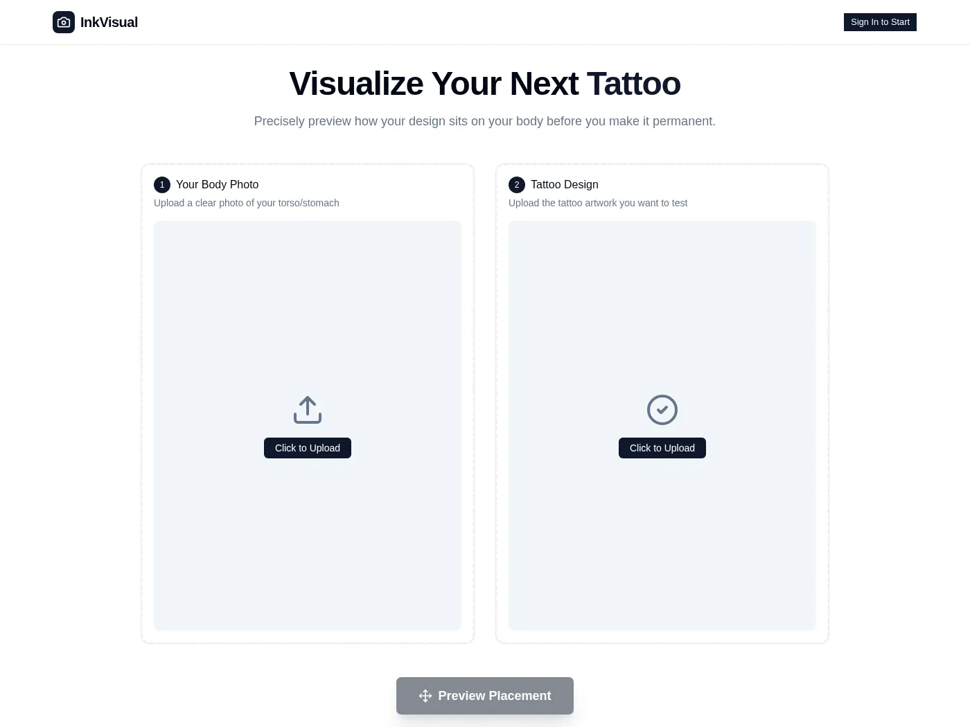 Tattoo Placement Visualizer