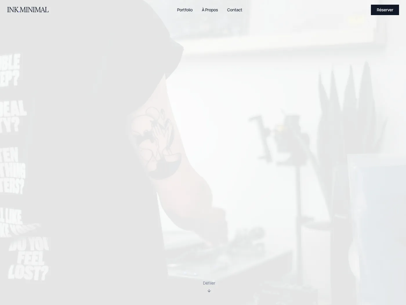 Tattoo Portfolio Site
