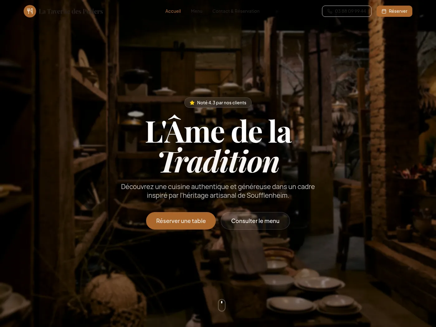La Taverne des Potiers Site