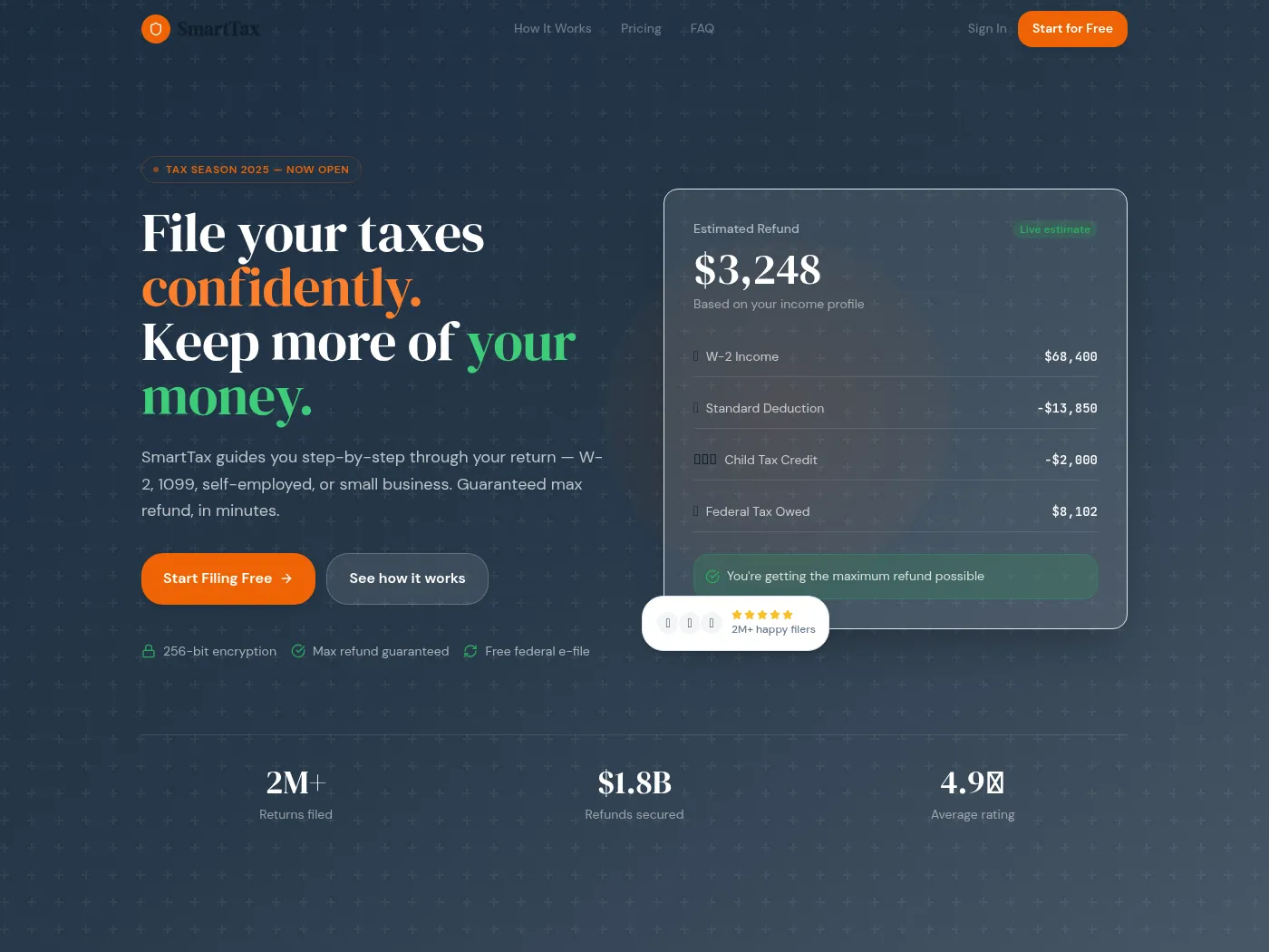 SmartTax Prep Site