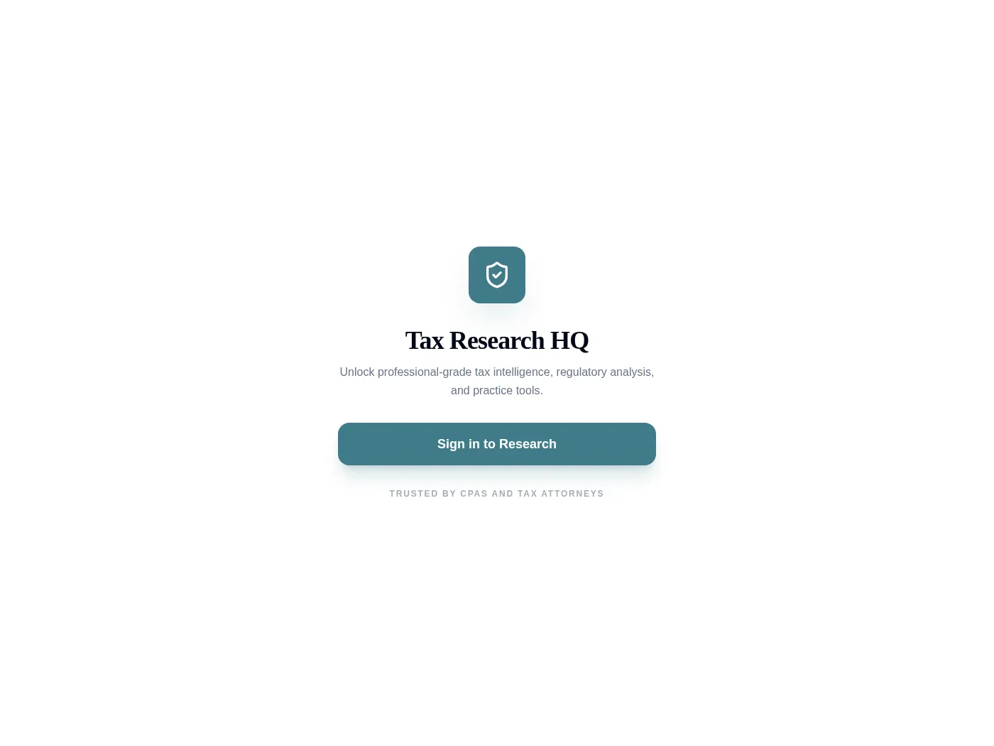 Tax Research HQ
