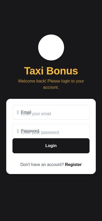 Taxi Bonus Platform