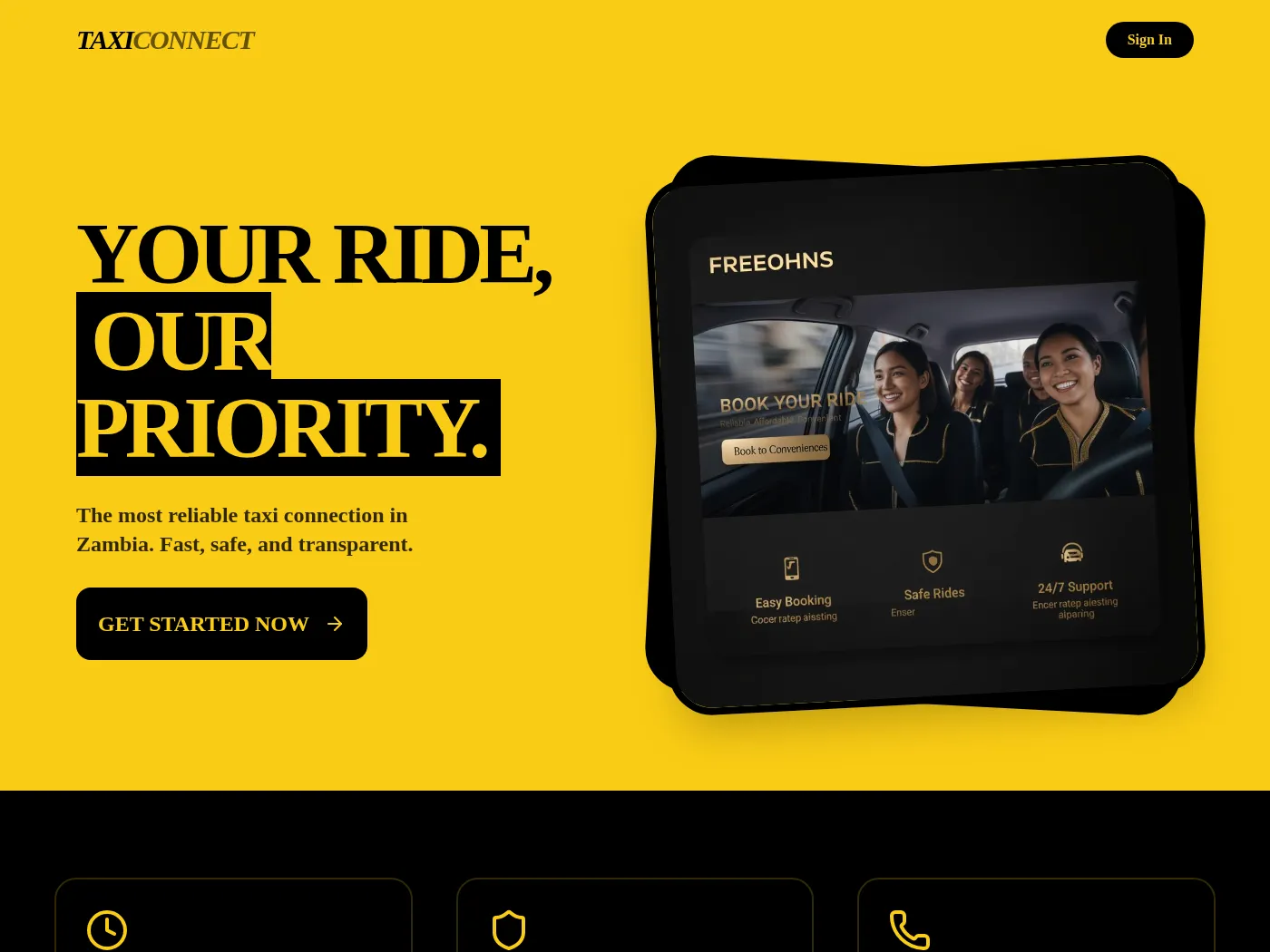 Taxi Connect App
