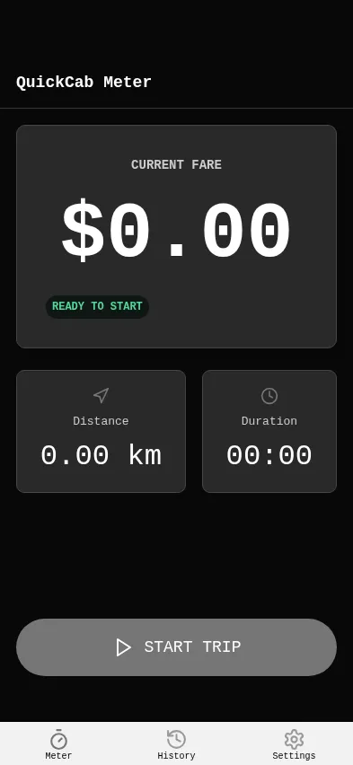 Taxi Cab Meter