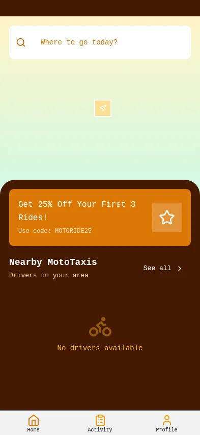 MotoTaxi Rider App