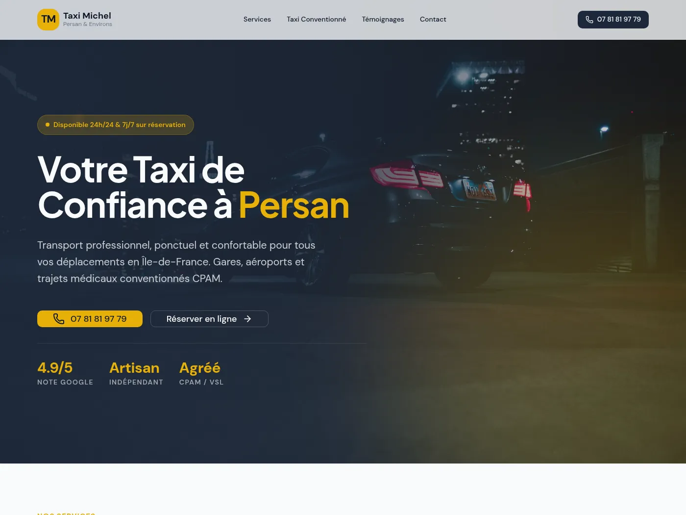 Taxi Web Portal