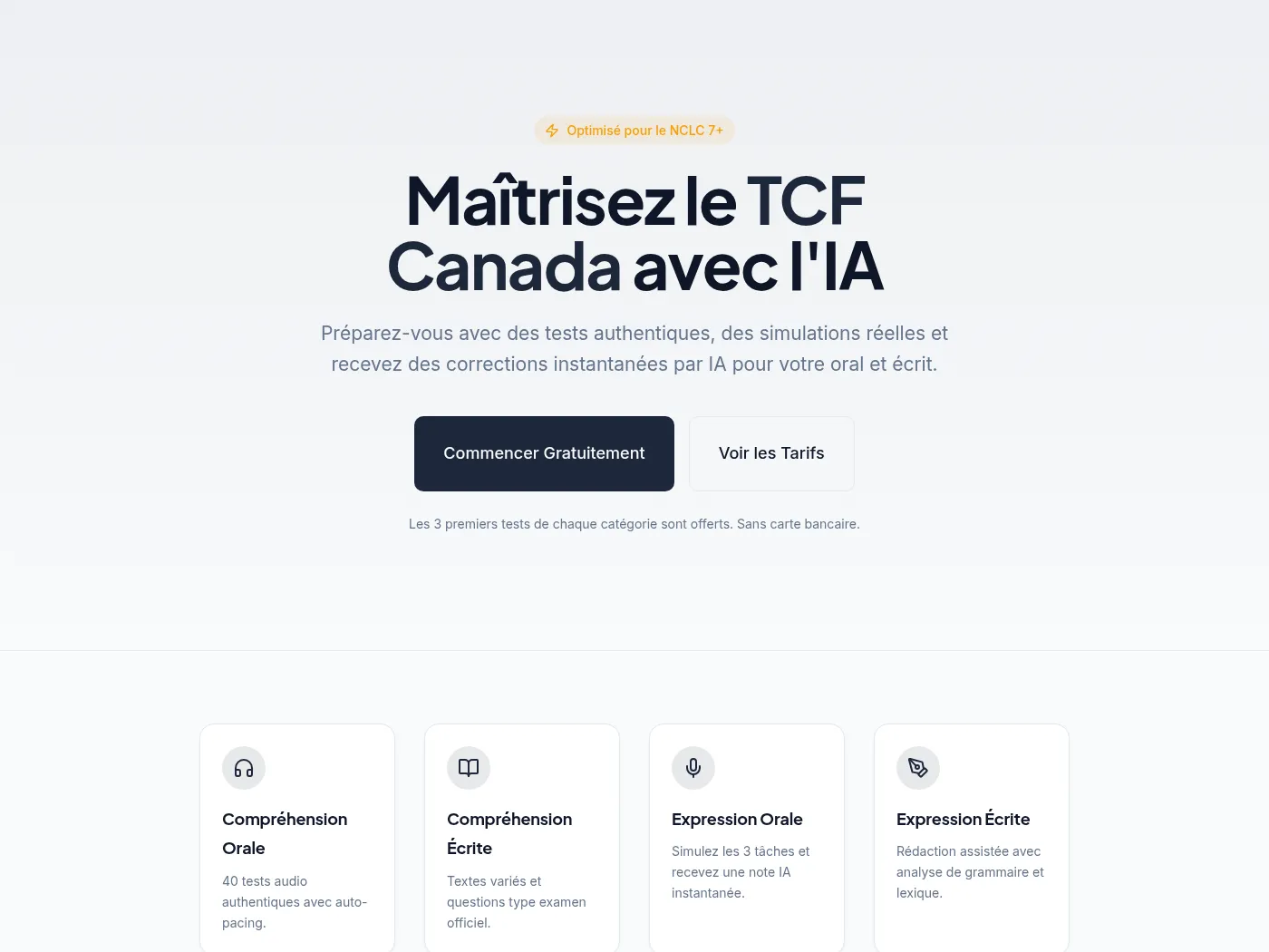 TCF Canada Prep SaaS