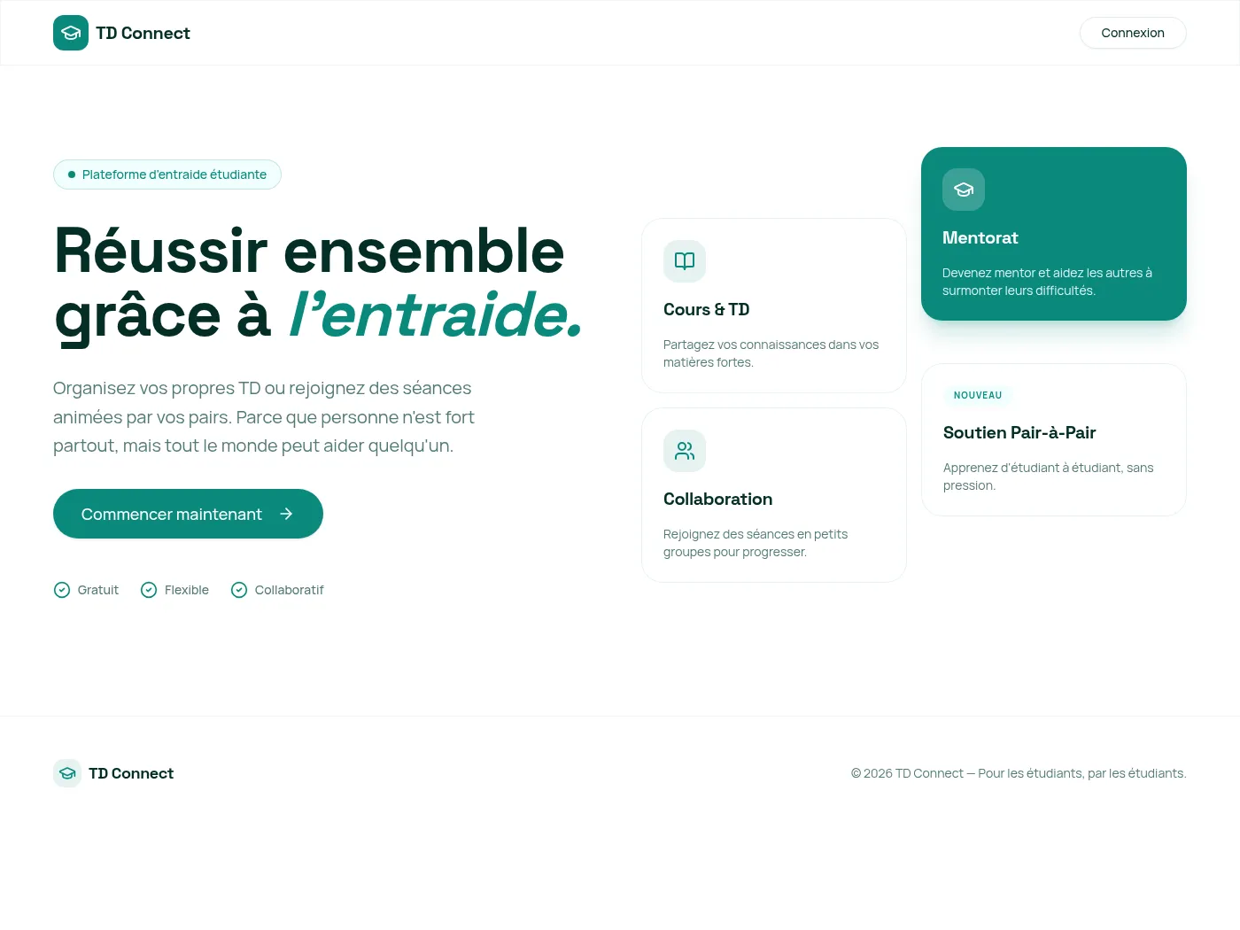 Etudiants TD Connect