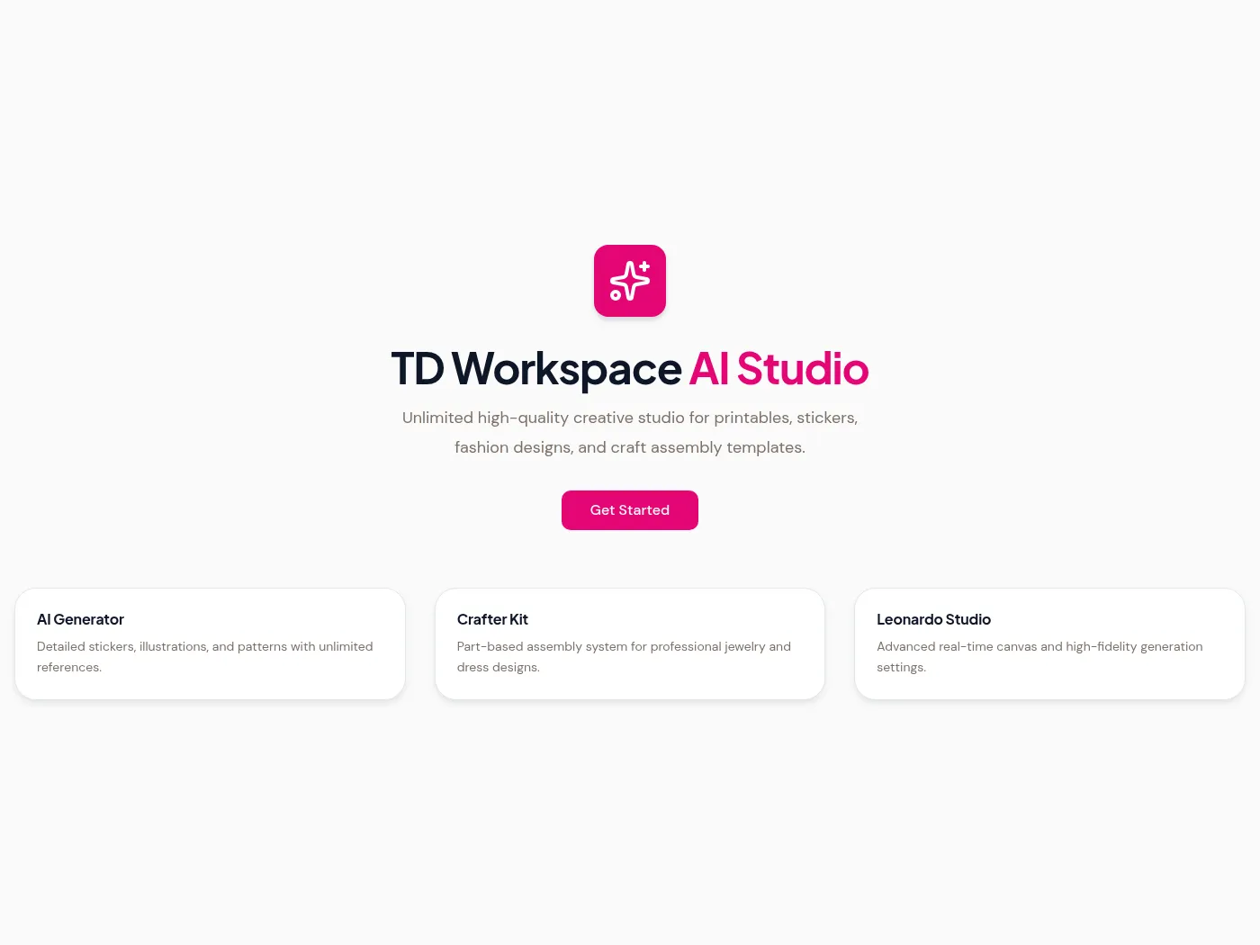 TD Workspace AI Studio