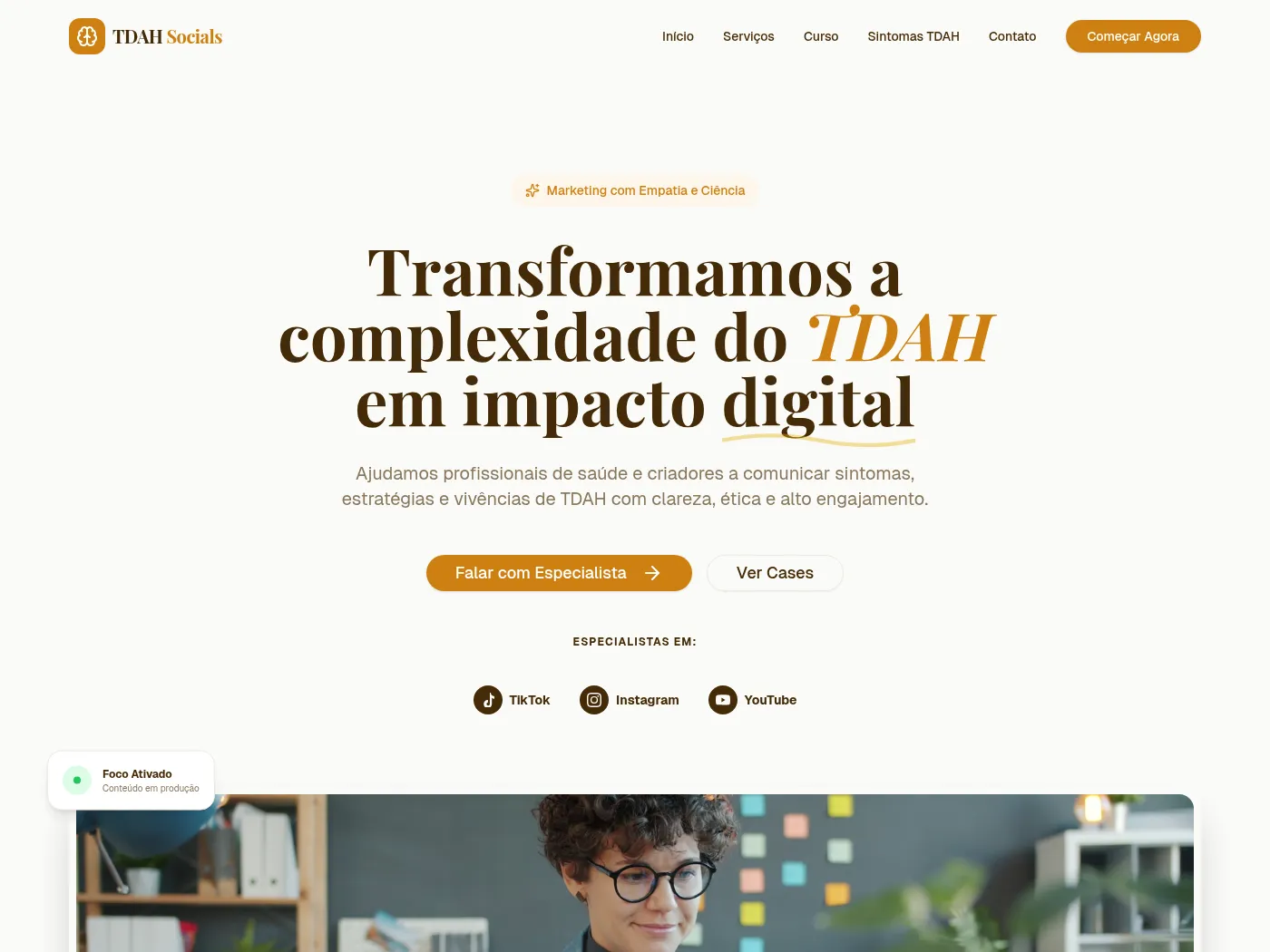 TDAH Socials Agency Site