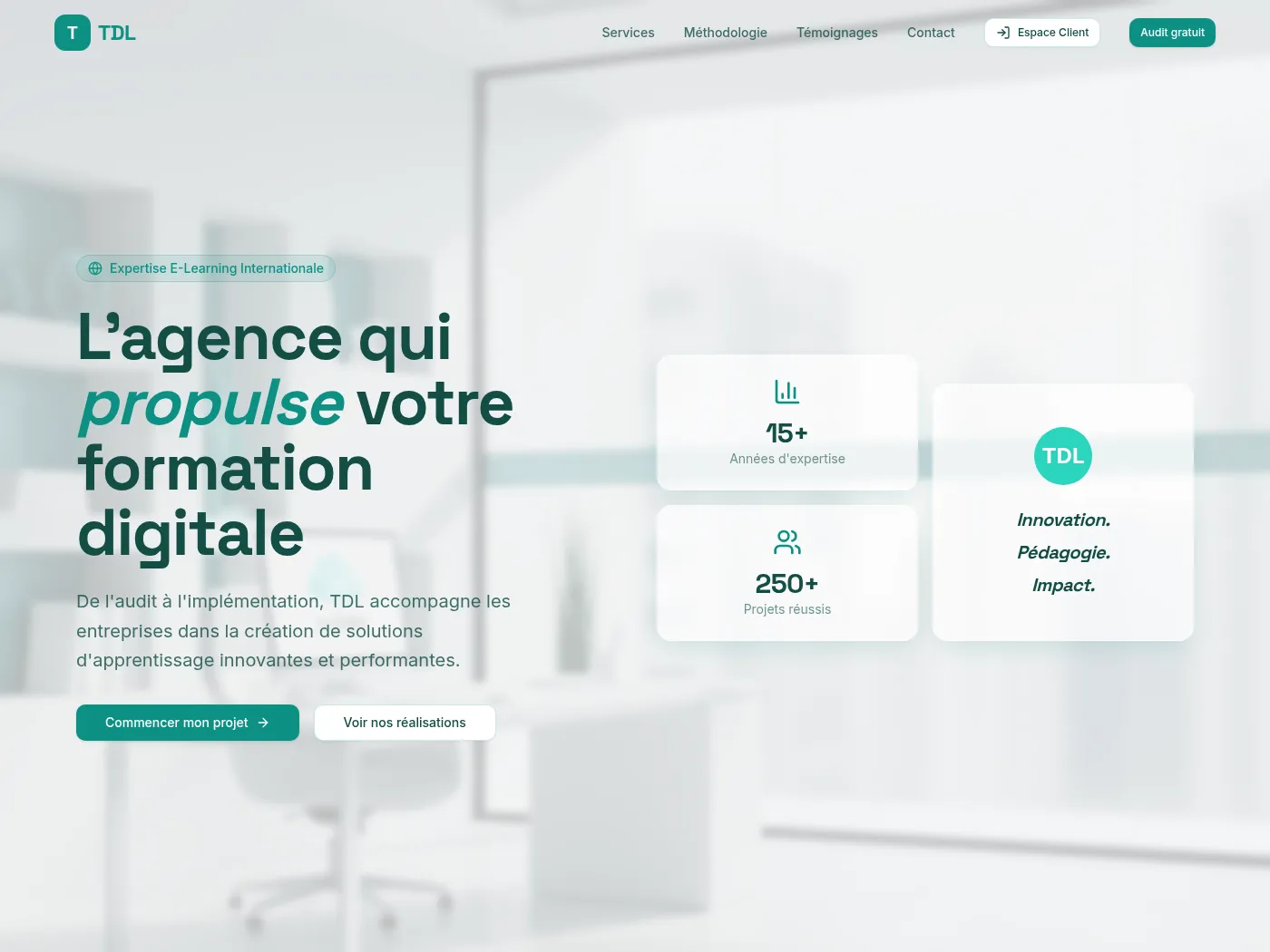 TDL E-Learning Agency Site