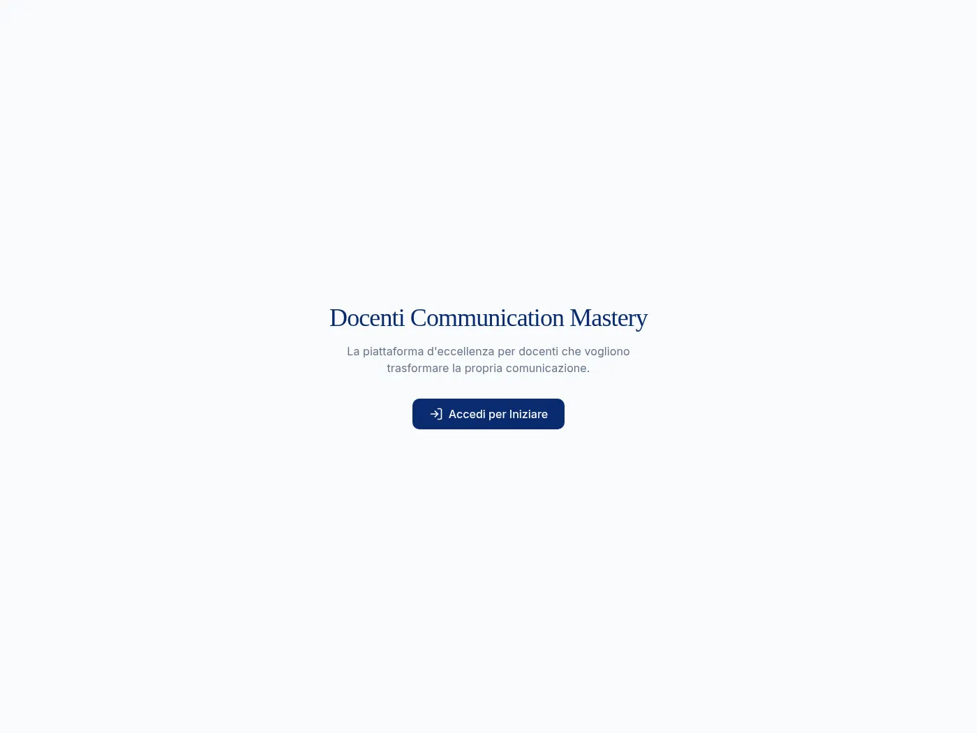 Docenti Communication Mastery