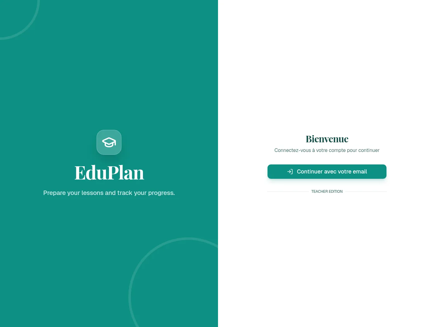 Teacher Planner Web