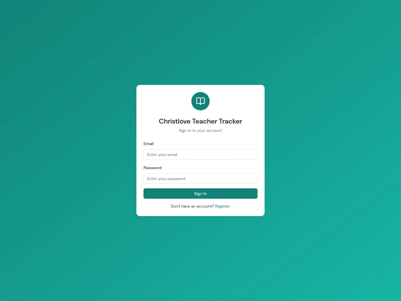 Christlove Teacher Tracker