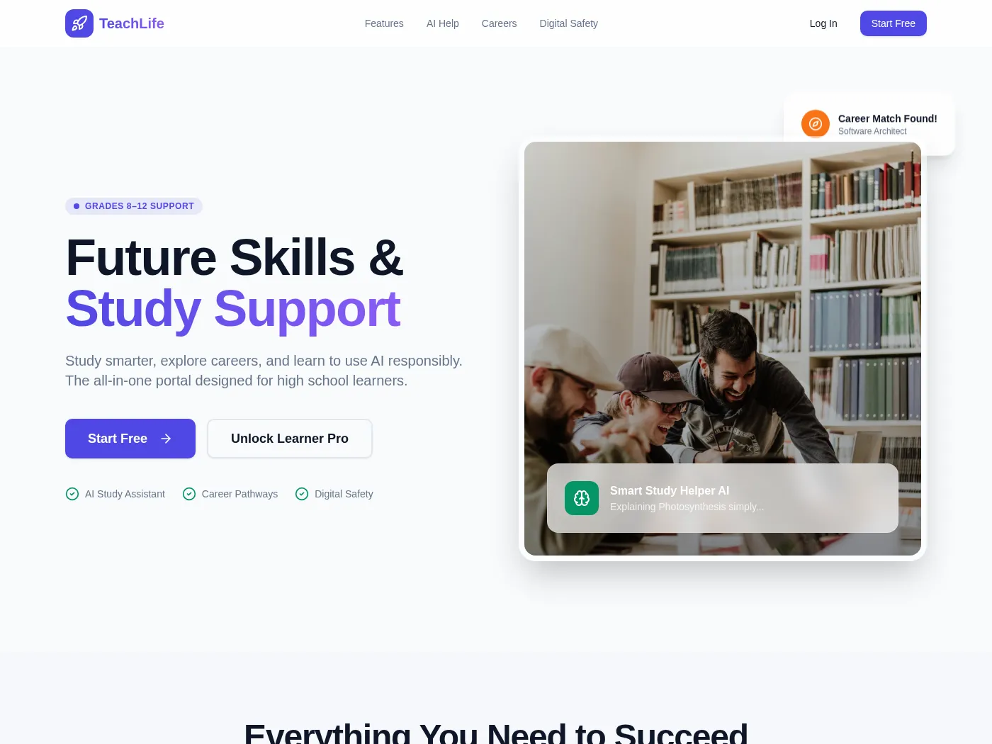 TeachLife Learners Portal