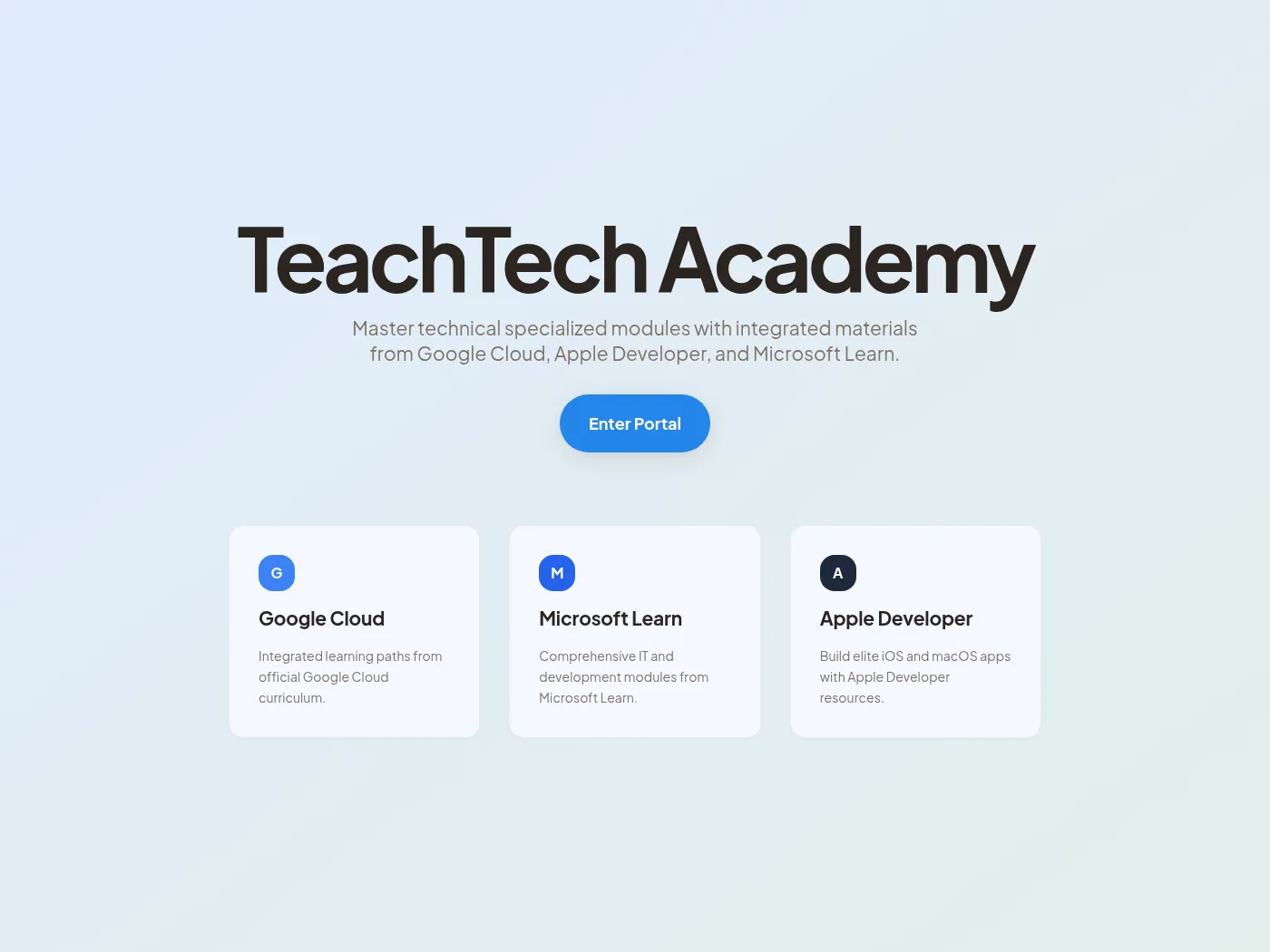 TeachTech Portal