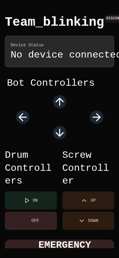 Team Blinking Bot Control