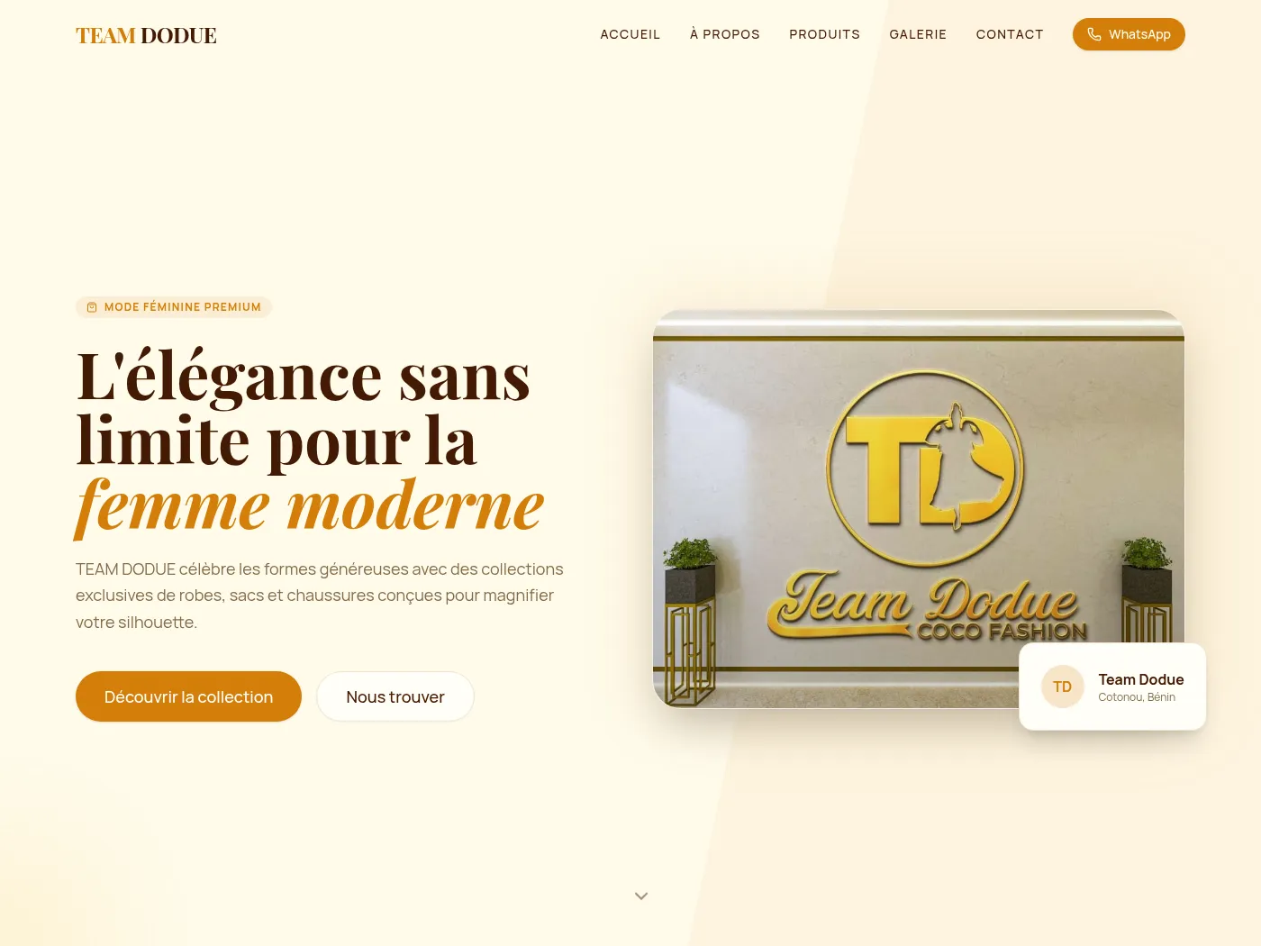 TEAM DODUE Fashion Site