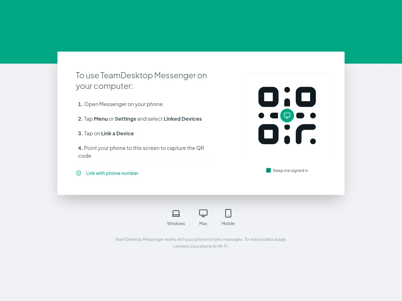 TeamDesktop Messenger