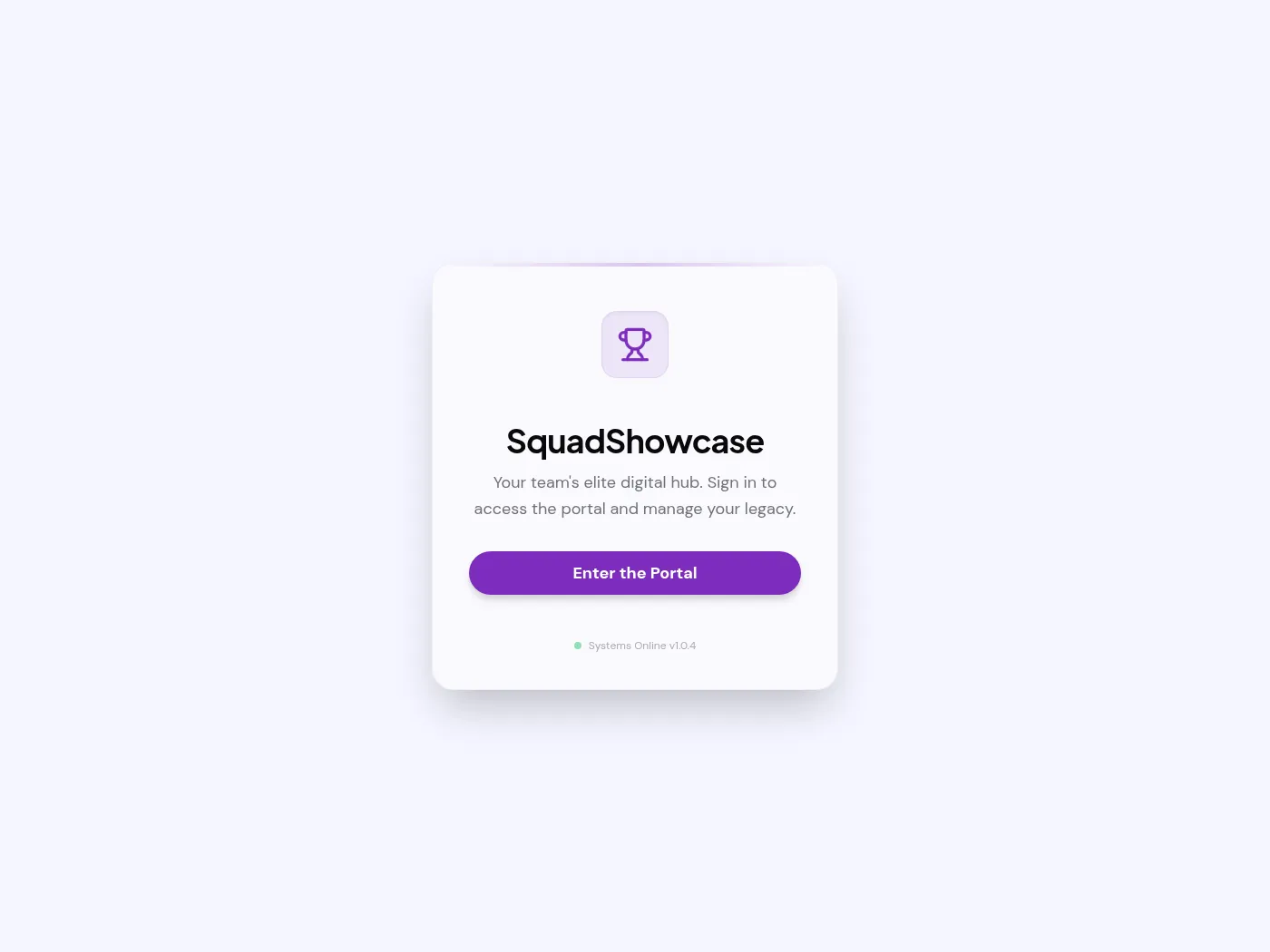 SquadShowcase Portal