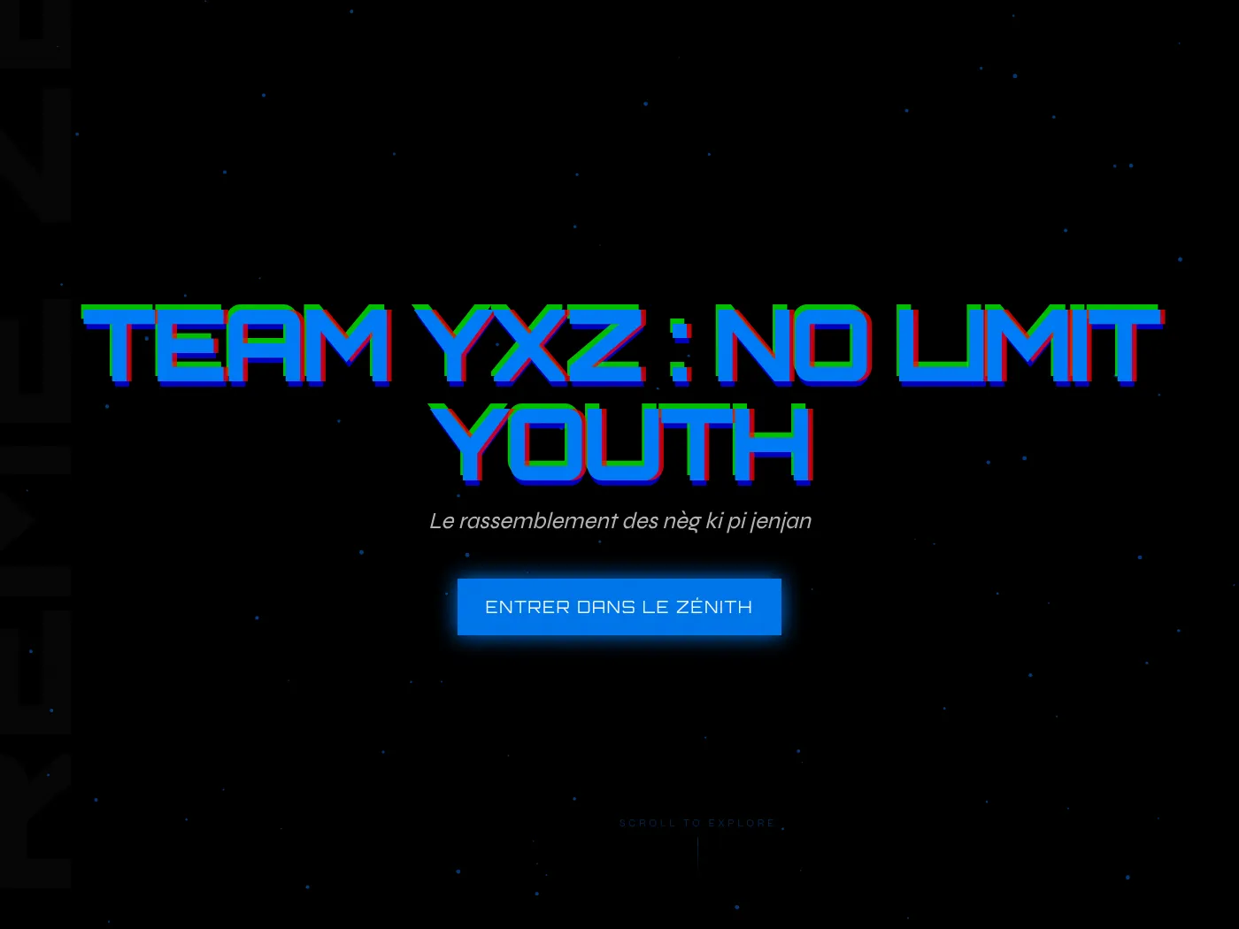 TEAM YXZ One-Page