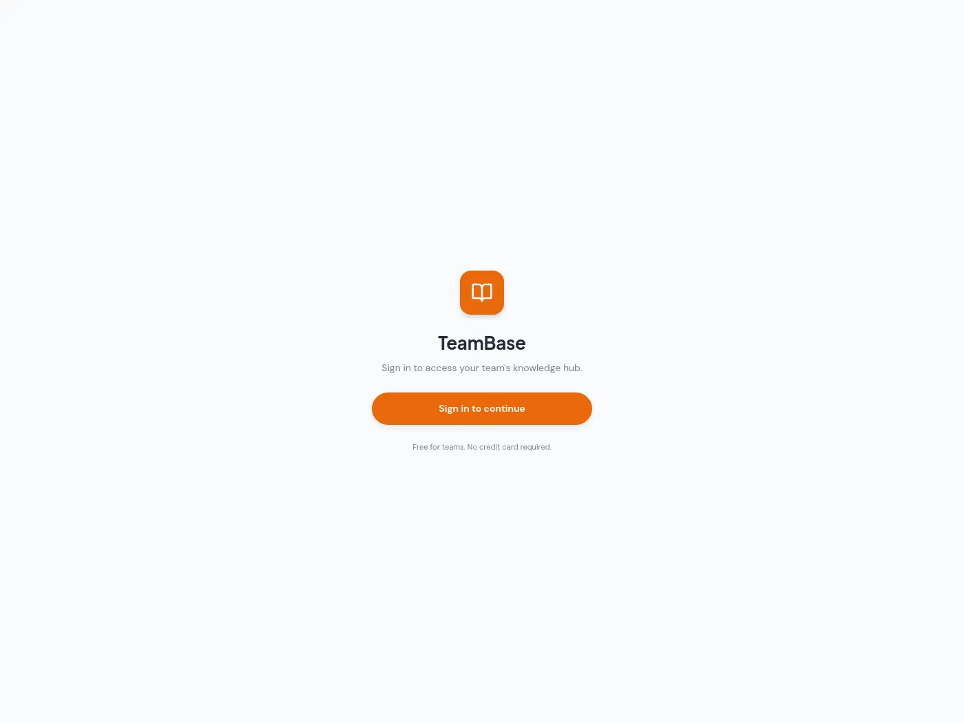 TeamBase Knowledge Hub