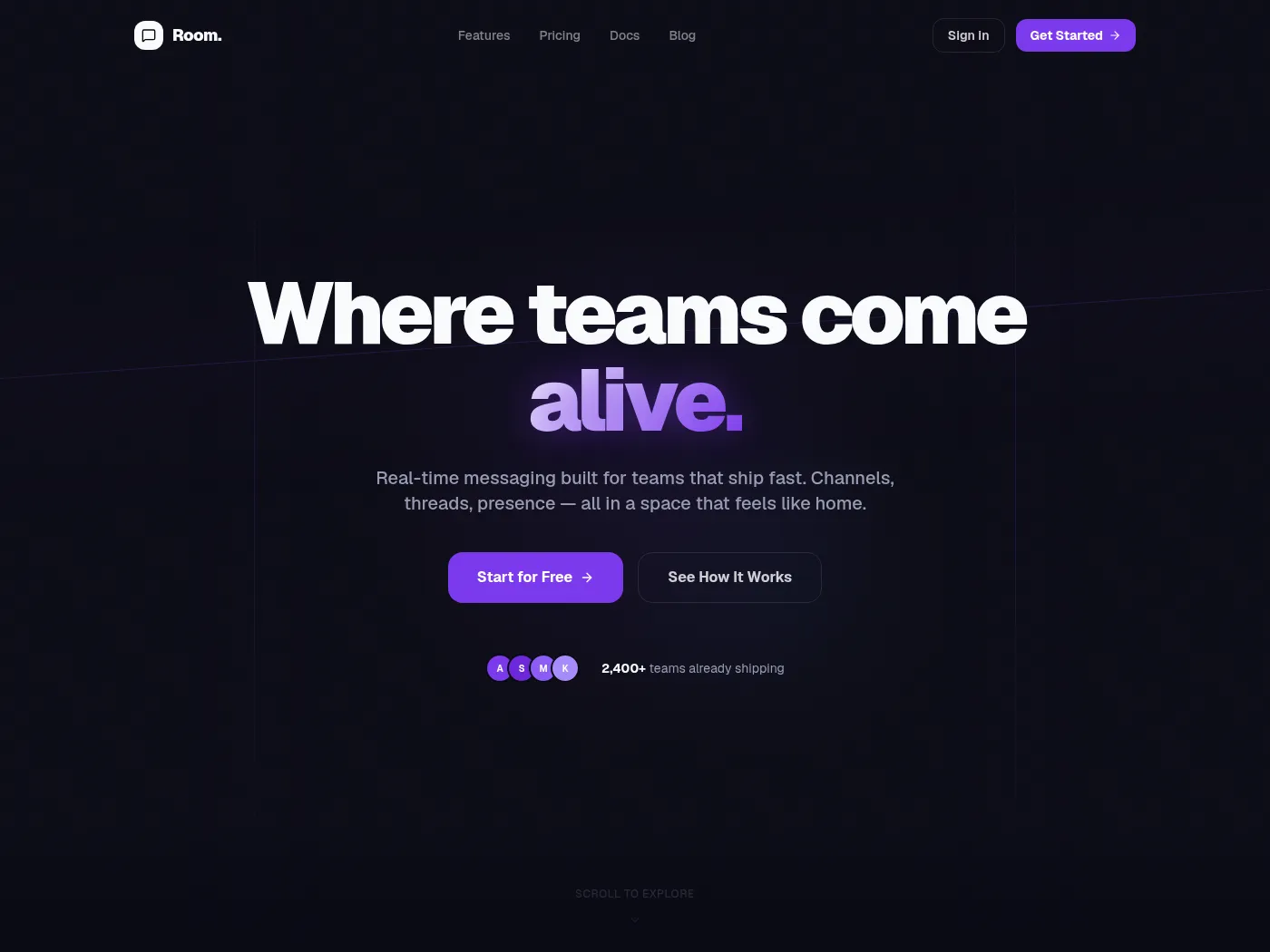 TeamChat SaaS Template (Remix)