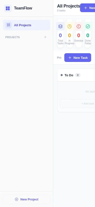 TeamFlow Kanban Manager