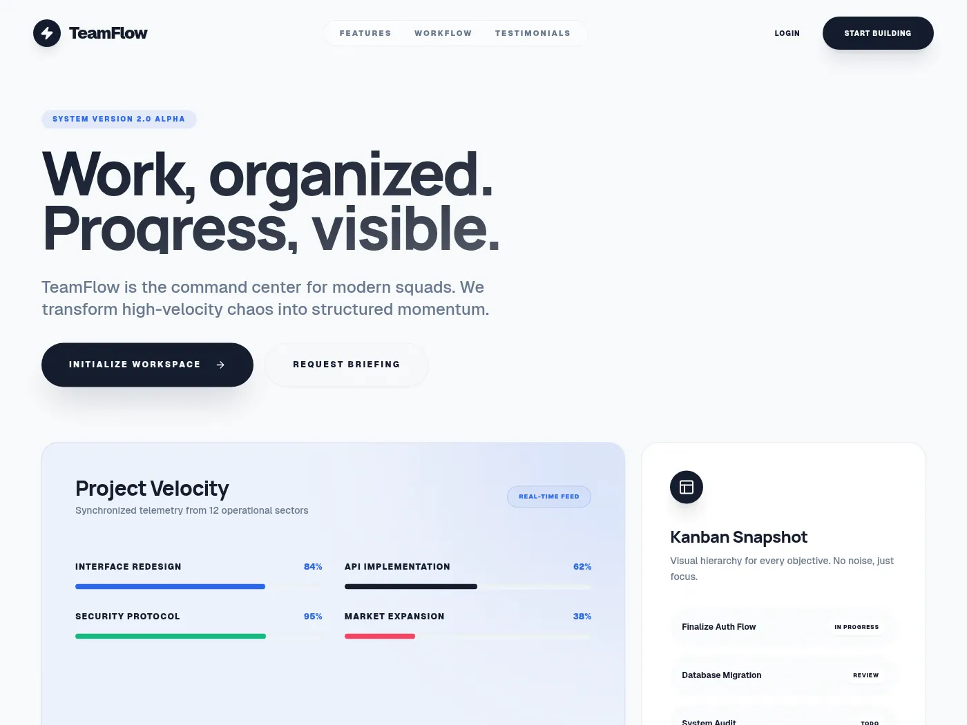 TeamFlow SaaS Template (Remix)
