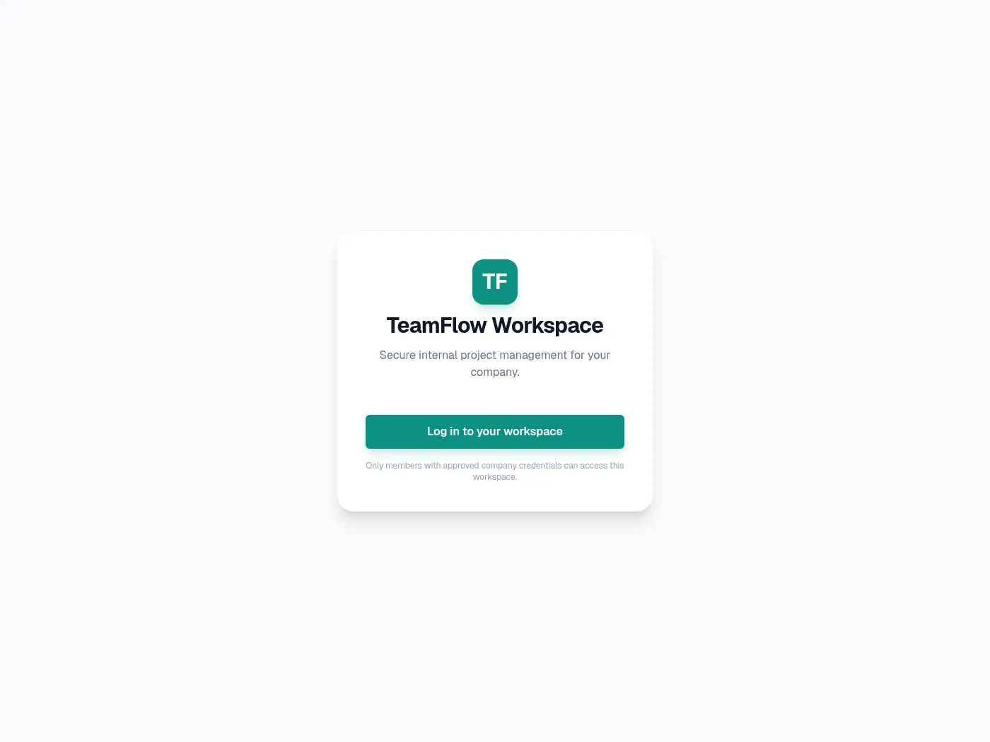 TeamFlow Workspace
