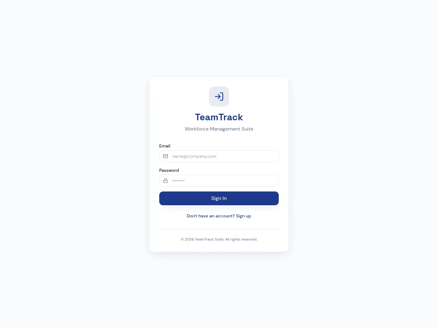 TeamTrack Workforce Suite