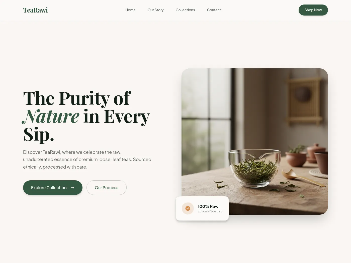 TeaRawi Website