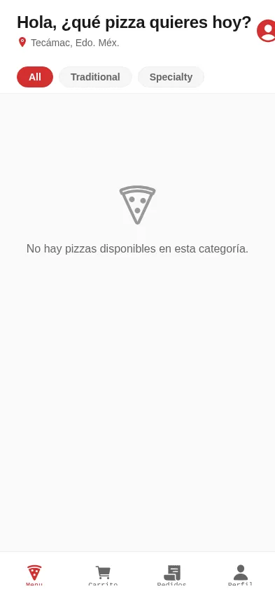 Tecamac Pizza App