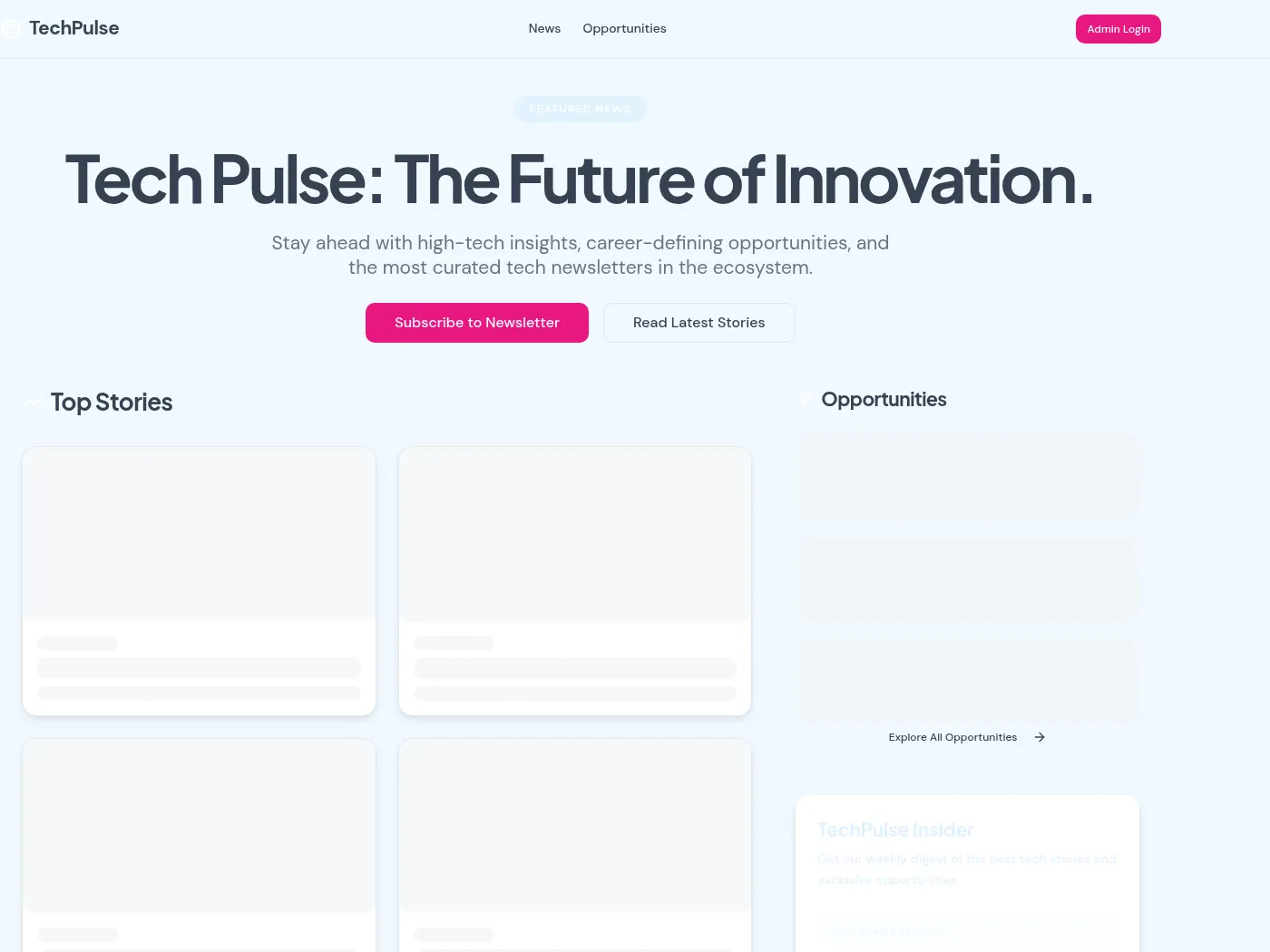 TechPulse Media Platform