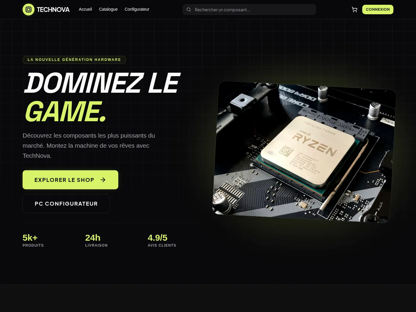 Tech Gear Storefront