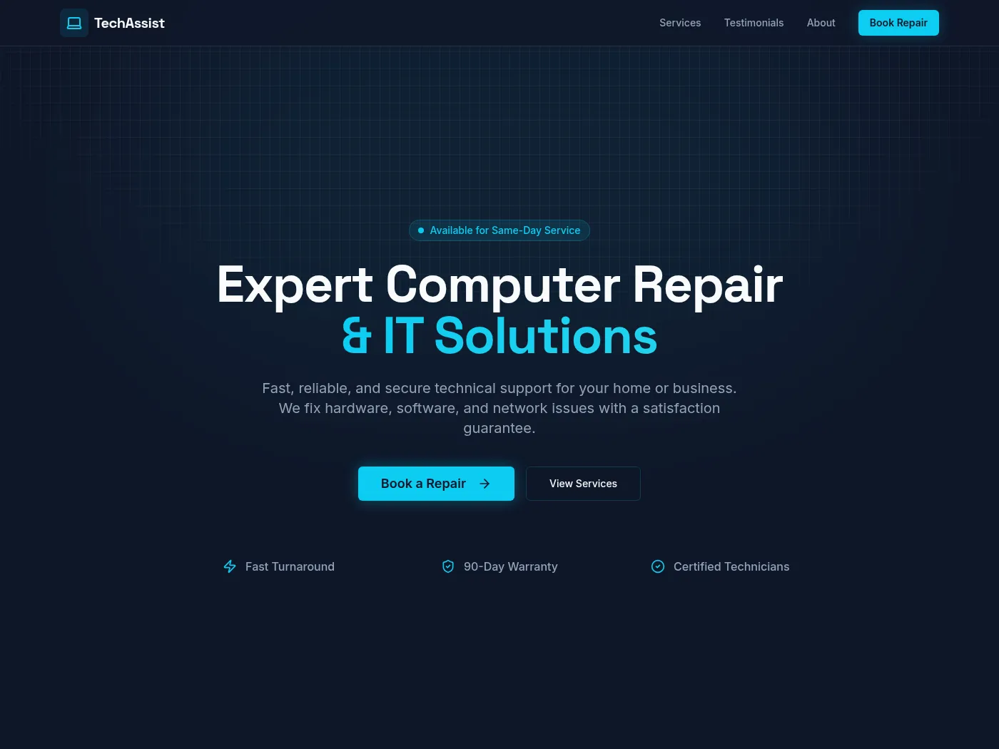 TechAssist Website