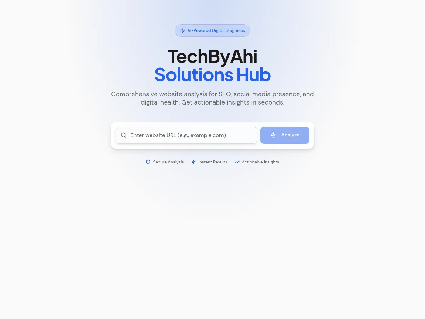 TechByAhi Solutions Hub